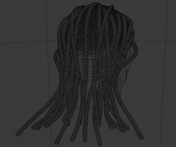 ArtStation - Long Dreads 3 | Game Assets