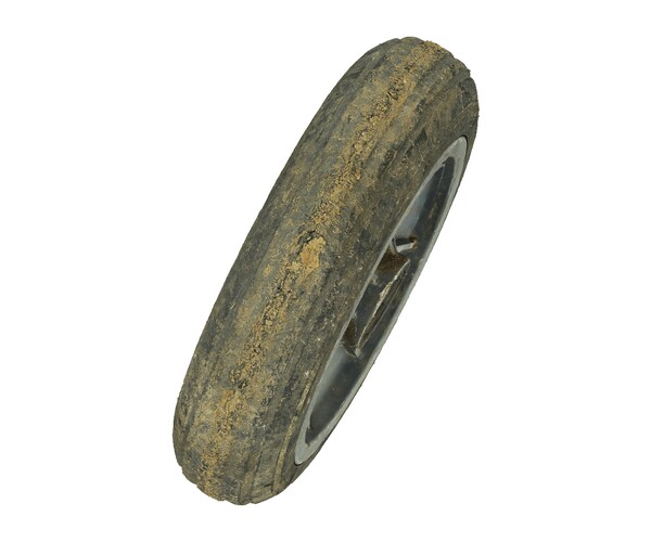 ArtStation - Plastic Wheel with Tire Raw Scanned 3D Model | Resources