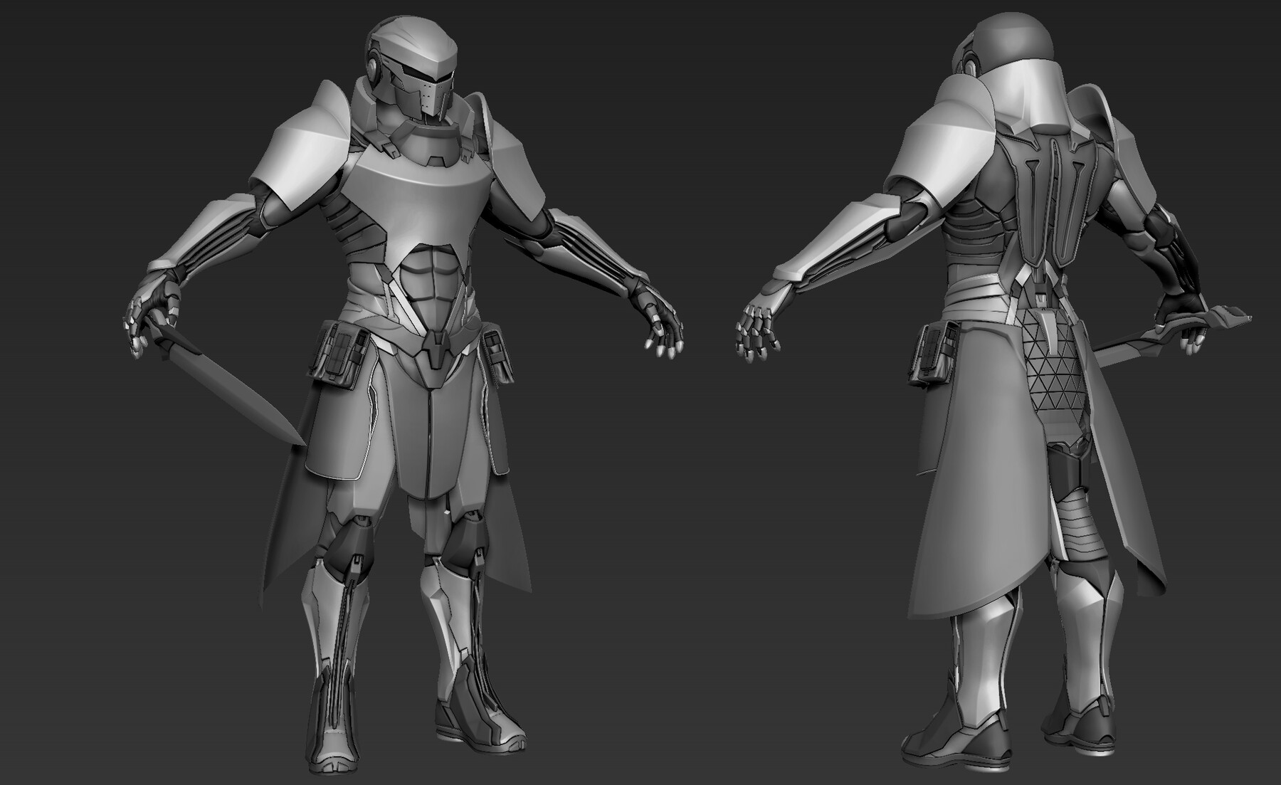 ArtStation - Paladin Knight Sci-Fi Style | Resources