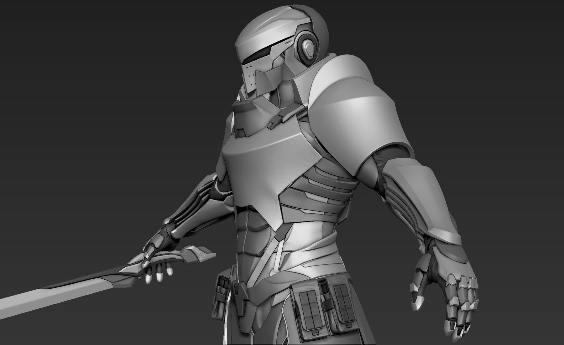 ArtStation - Paladin Knight Sci-Fi Style | Resources