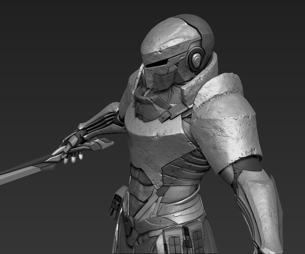 ArtStation - Paladin Knight Sci-Fi Style | Resources