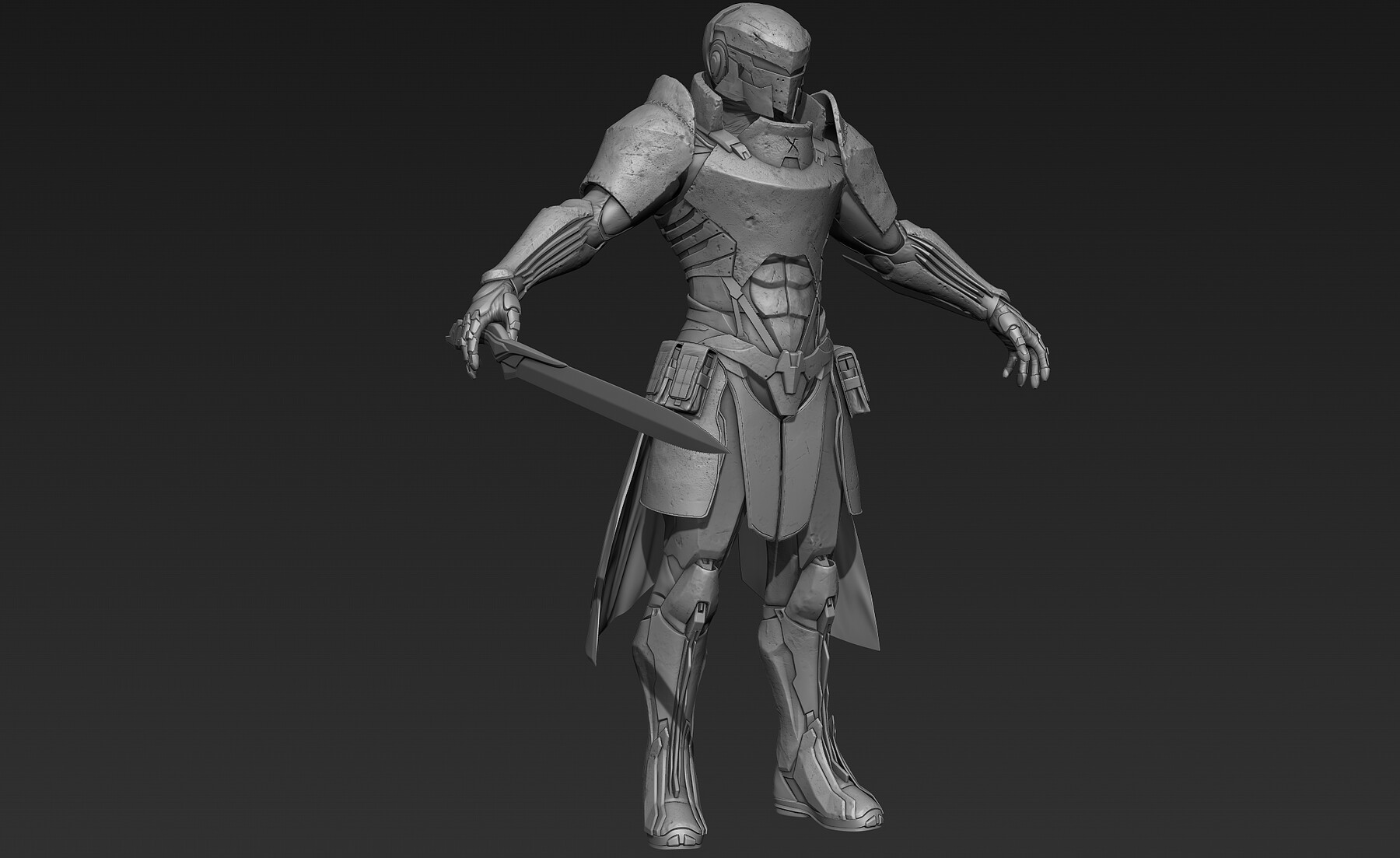 ArtStation - Paladin Knight Sci-Fi Style | Resources