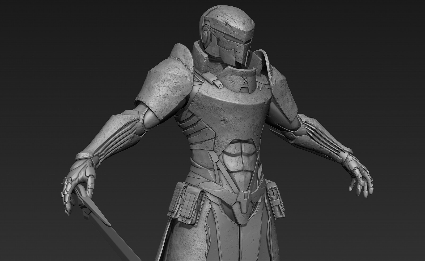 ArtStation - Paladin Knight Sci-Fi Style | Resources