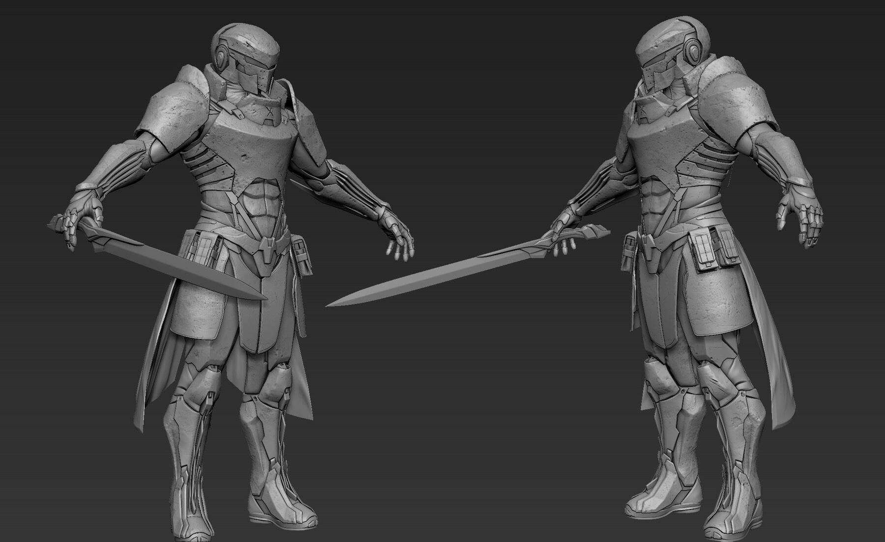 ArtStation - Paladin Knight Sci-Fi Style | Resources