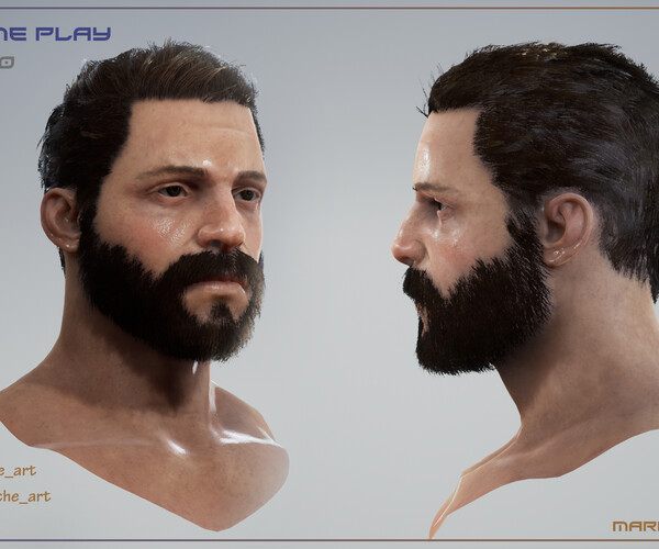 ArtStation - Head Game Play Ready | Game Assets