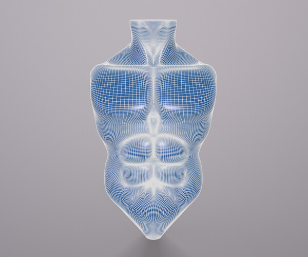 ArtStation - Male Torso Base Mesh | Resources