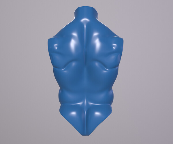 ArtStation - Male Torso Base Mesh | Resources