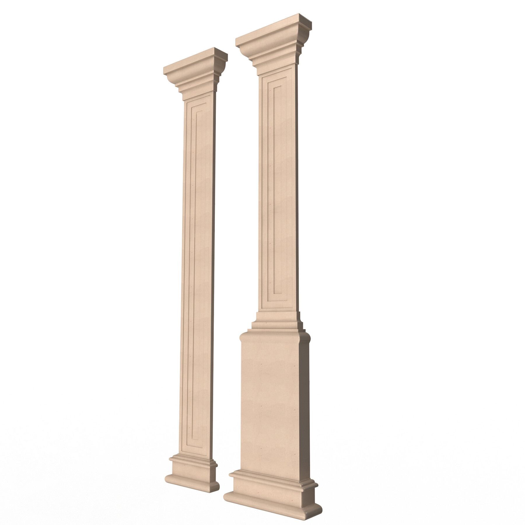ArtStation - Interior-Exterior Pilasters | Resources