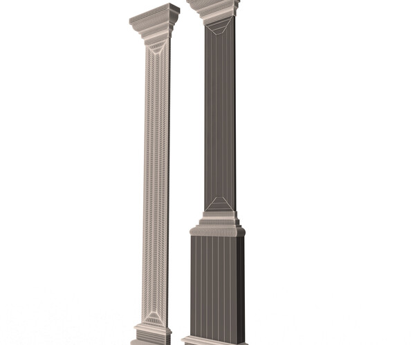 ArtStation - Interior-Exterior Pilasters | Resources