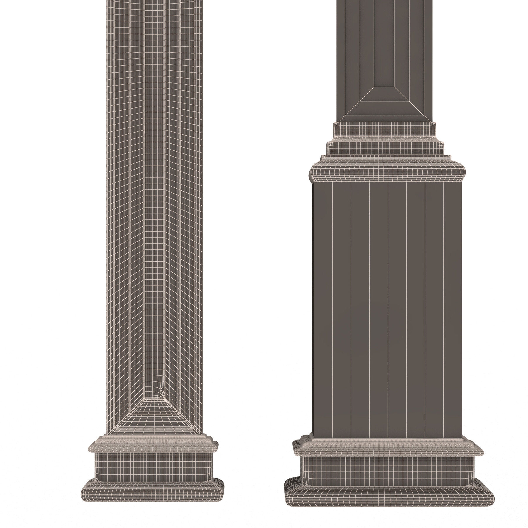ArtStation - Interior-Exterior Pilasters | Resources