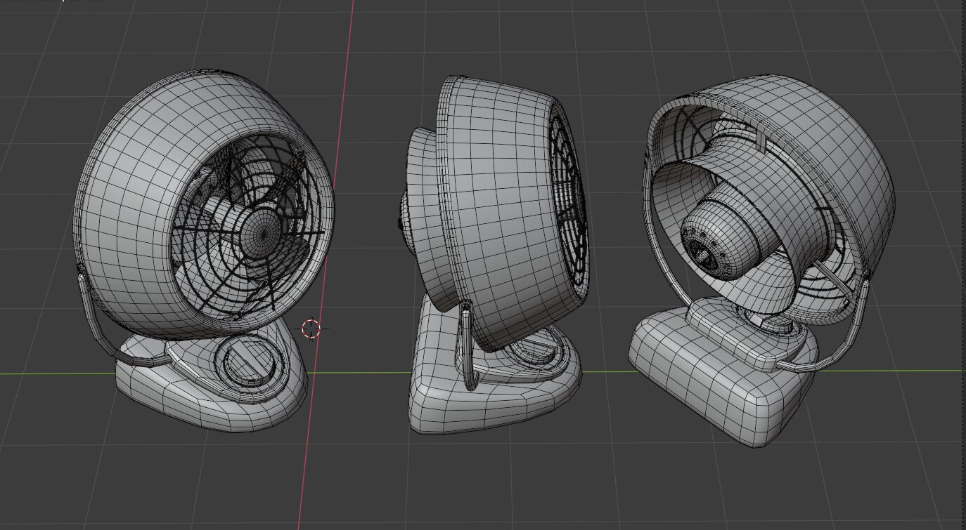 ArtStation - desk fan pack 3 | Game Assets