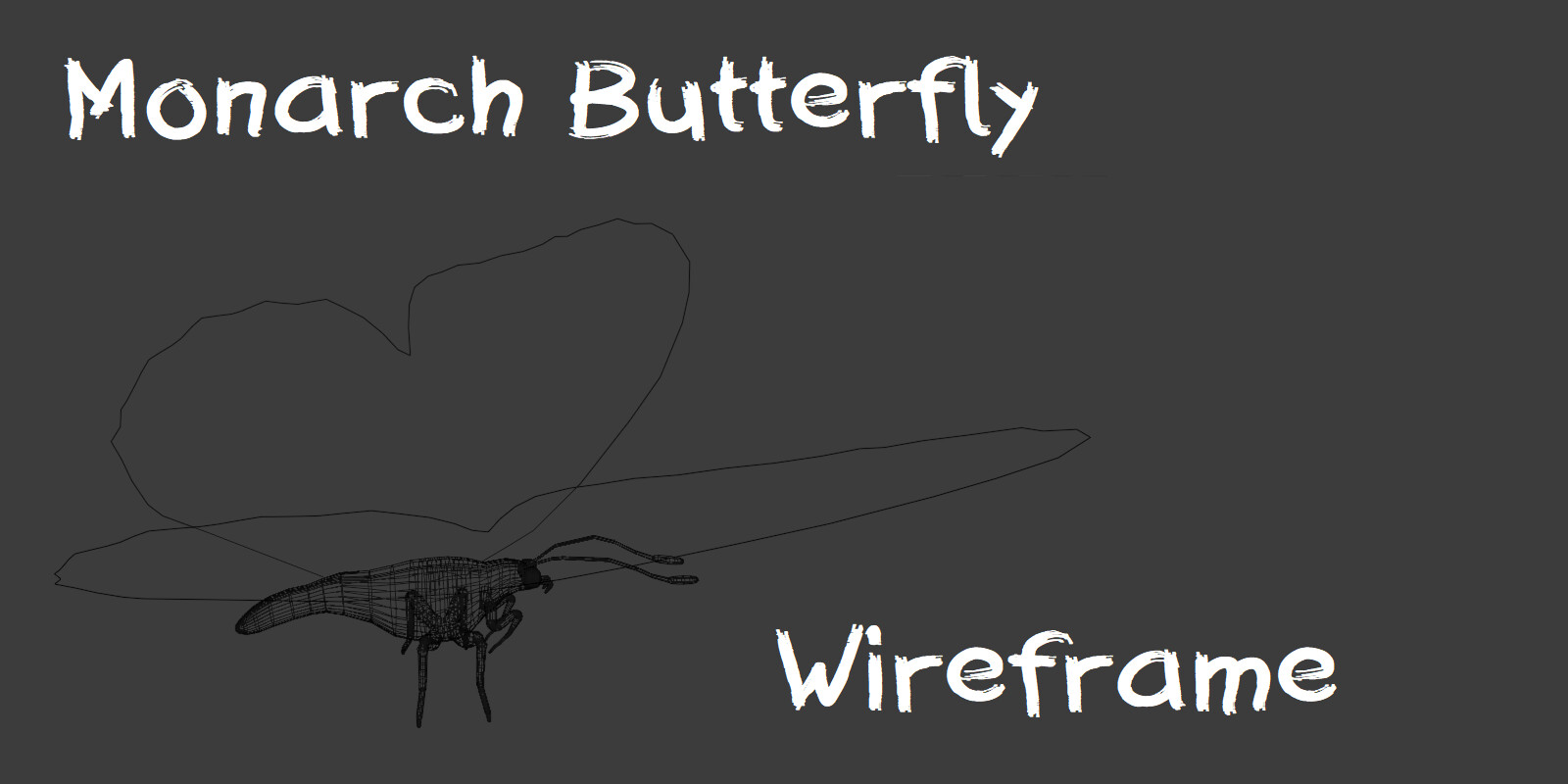 ArtStation - Monarch Butterfly (Borboleta Monarca) | Game Assets