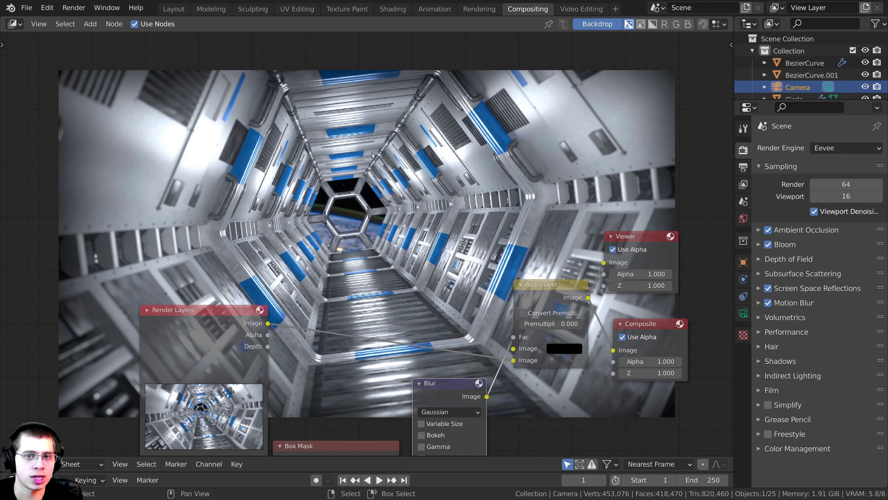 ArtStation - Space Station Corridor (Blender Tutorial Series) | Tutorials