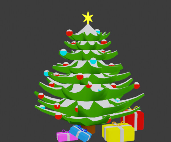 ArtStation - Christmas Tree | Game Assets
