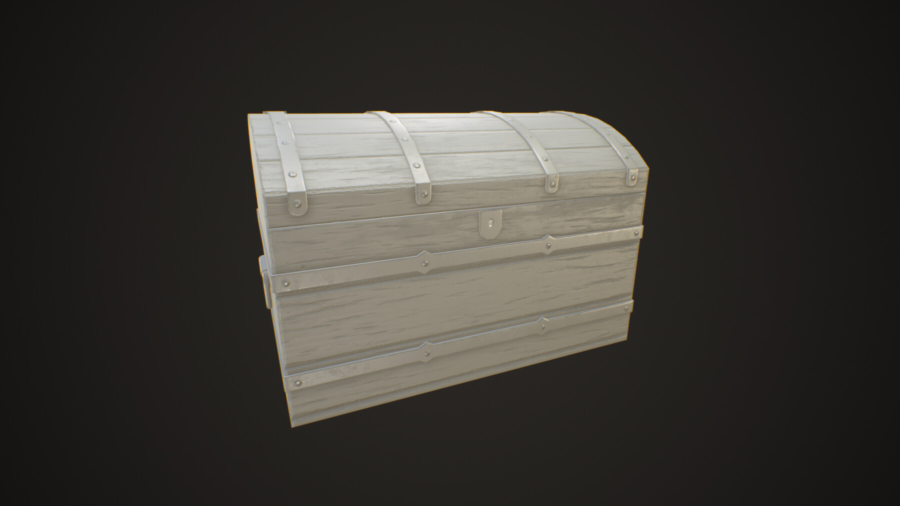 ArtStation - Medieval Treasure Chest - Wooden Chest IV | Game Assets