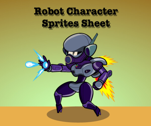 ArtStation - robot character sprite sheet | Game Assets