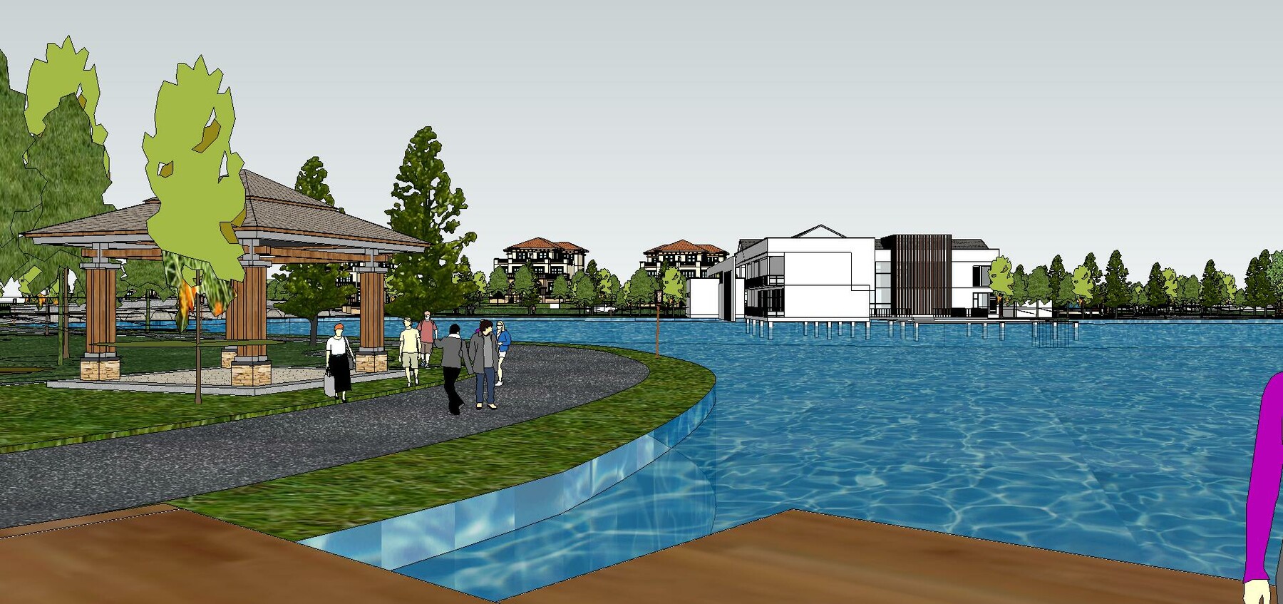 ArtStation - Resort-Waterfront European Architecture | Resources