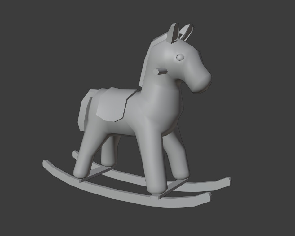 ArtStation - Rocking horse | Game Assets