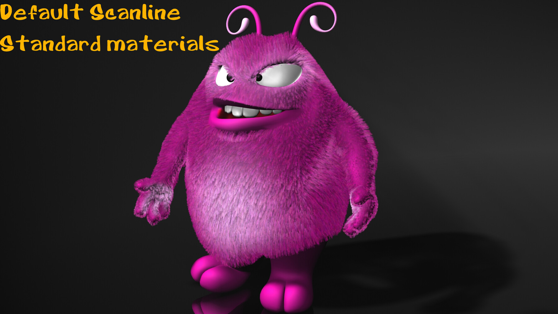 ArtStation - Cartoon Purple Monster Rigged | Game Assets