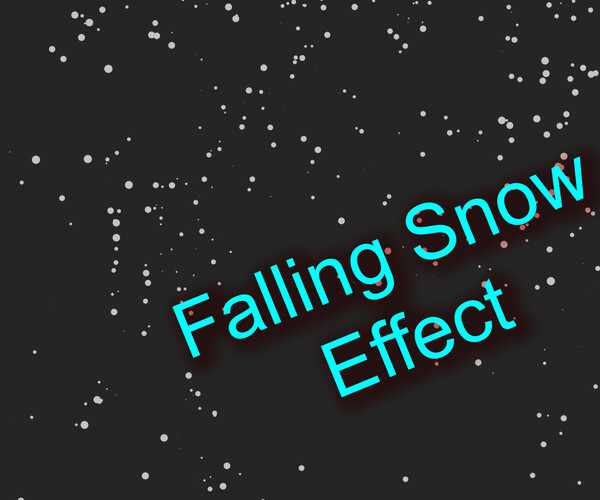 ArtStation - Snow Effect for Streams or VFX | Resources