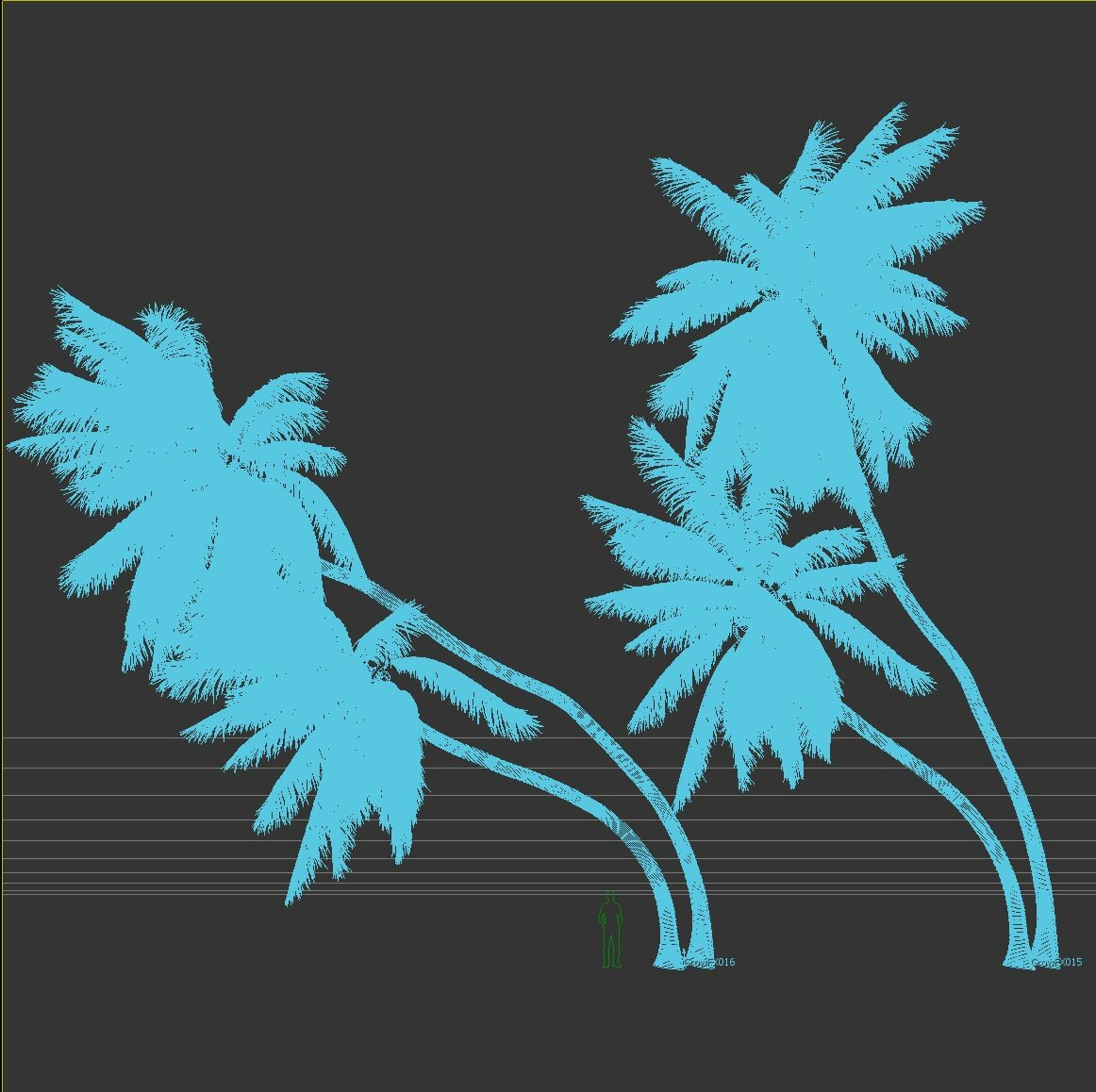 ArtStation - COCONUT TREE VOLUME PACK 02 | Resources