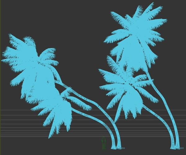 ArtStation - COCONUT TREE VOLUME PACK 02 | Resources