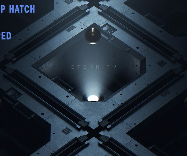 ArtStation - Spaceship Hatch - SUBD - 3D Model | Game Assets