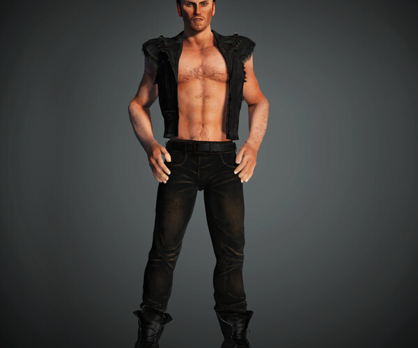 ArtStation - Strong Man - 3d Model | Game Assets