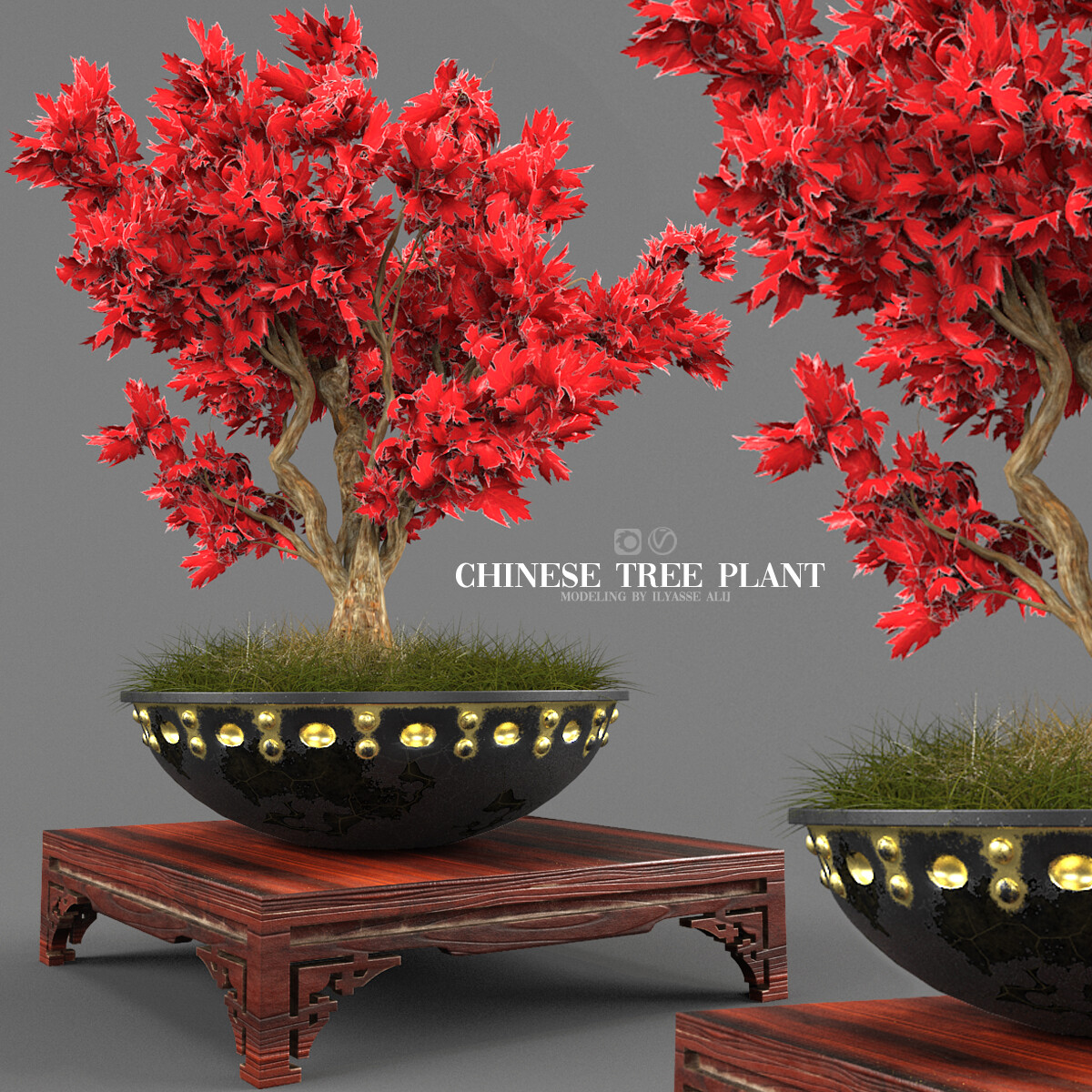 ArtStation - chinese tree plant | Resources