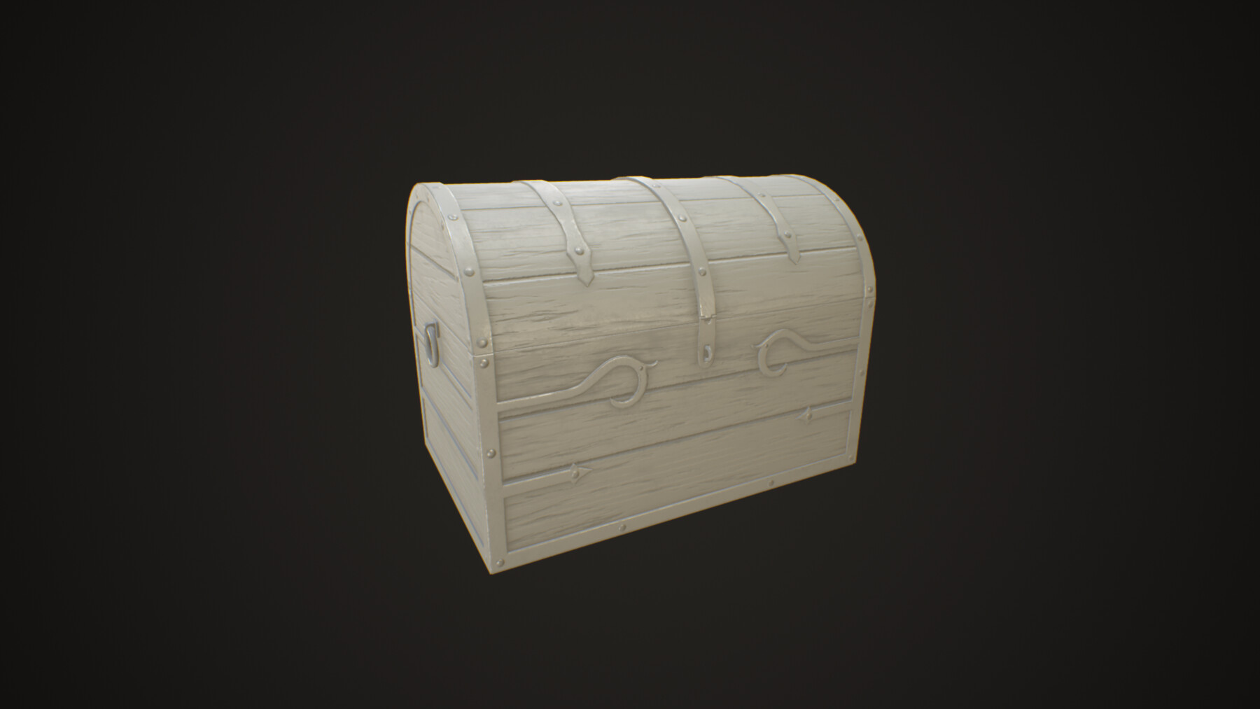 ArtStation - Medieval Treasure Chest - Wooden Chest VII | Game Assets