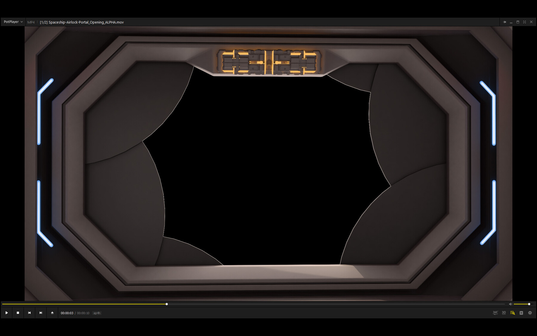 ArtStation - Spaceship Airlock Alpha - (4K) | Game Assets