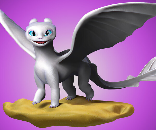 ArtStation - Light fury | Resources