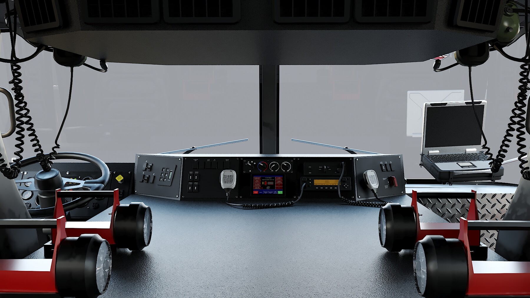 ArtStation - Fire Truck Engine FDNY | Game Assets