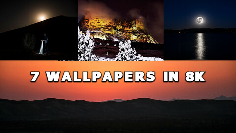 ArtStation - Wallpaper Pack 01 - 7 Artwork in 8K | Resources