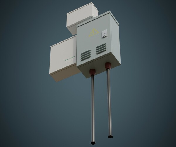ArtStation - Utility Box 3A | Game Assets