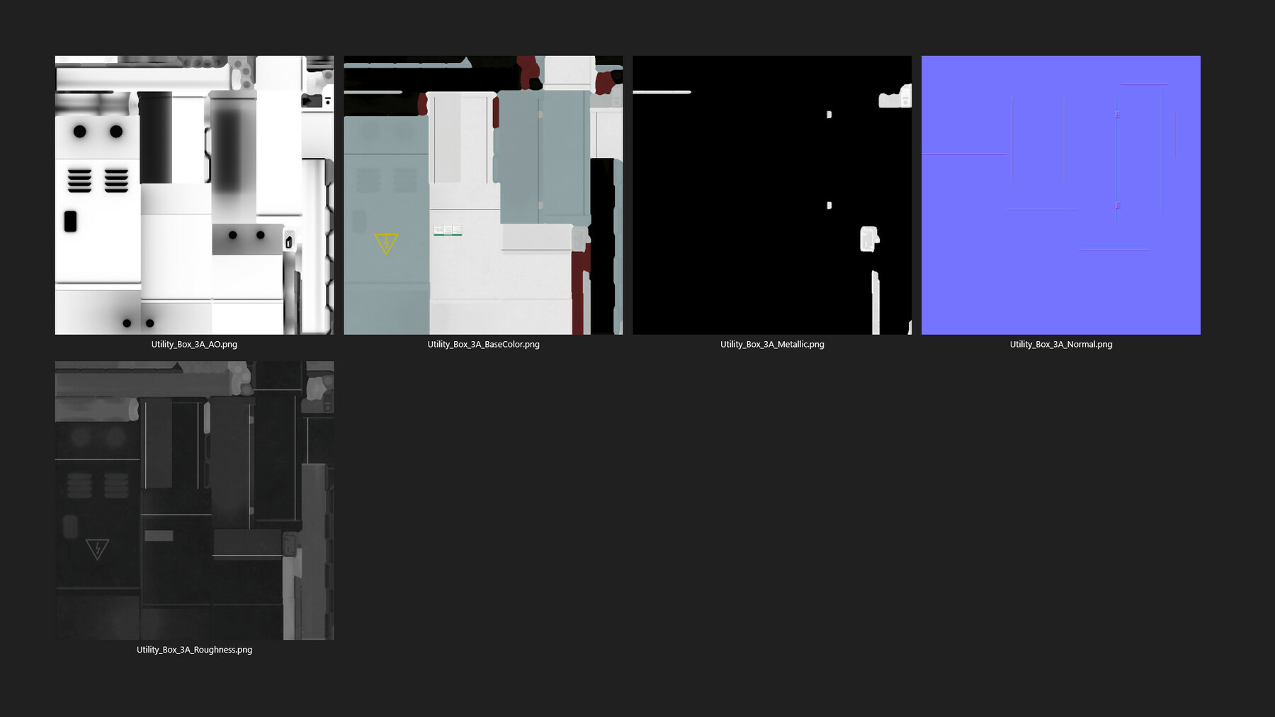 ArtStation - Utility Box 3A | Game Assets