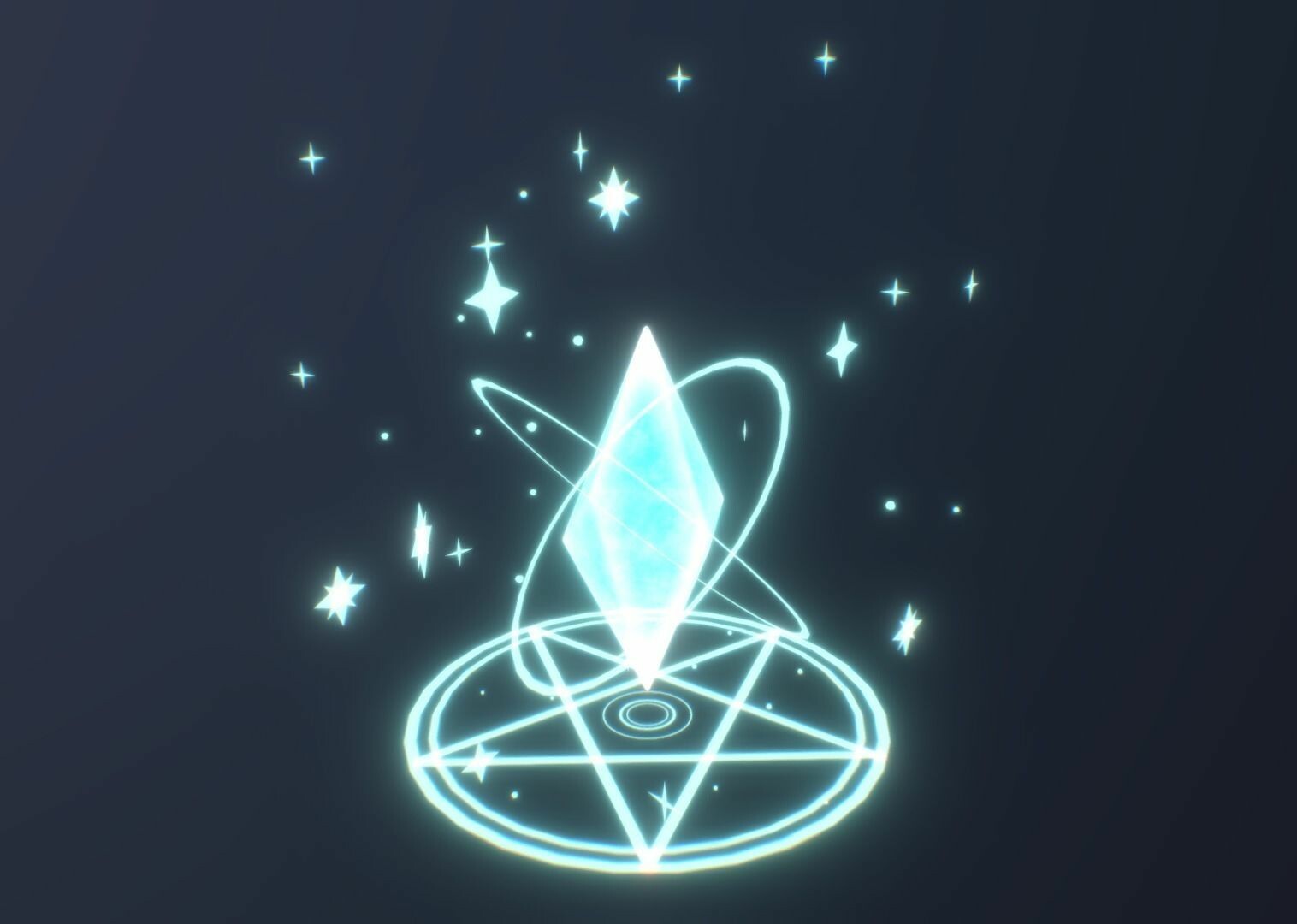 ArtStation - Magic Crystal Animated | Game Assets