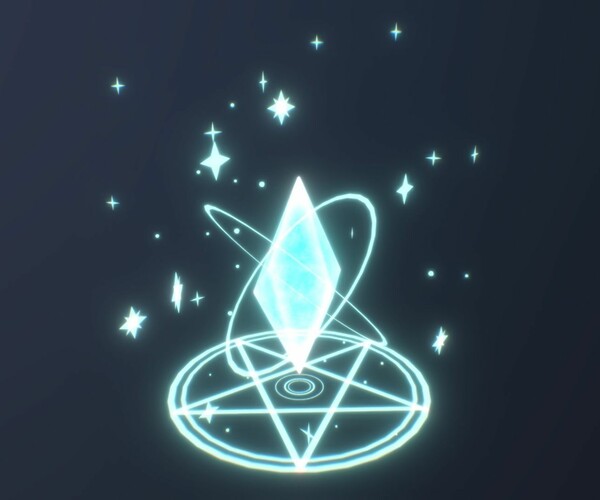 ArtStation - Magic Crystal Animated | Game Assets
