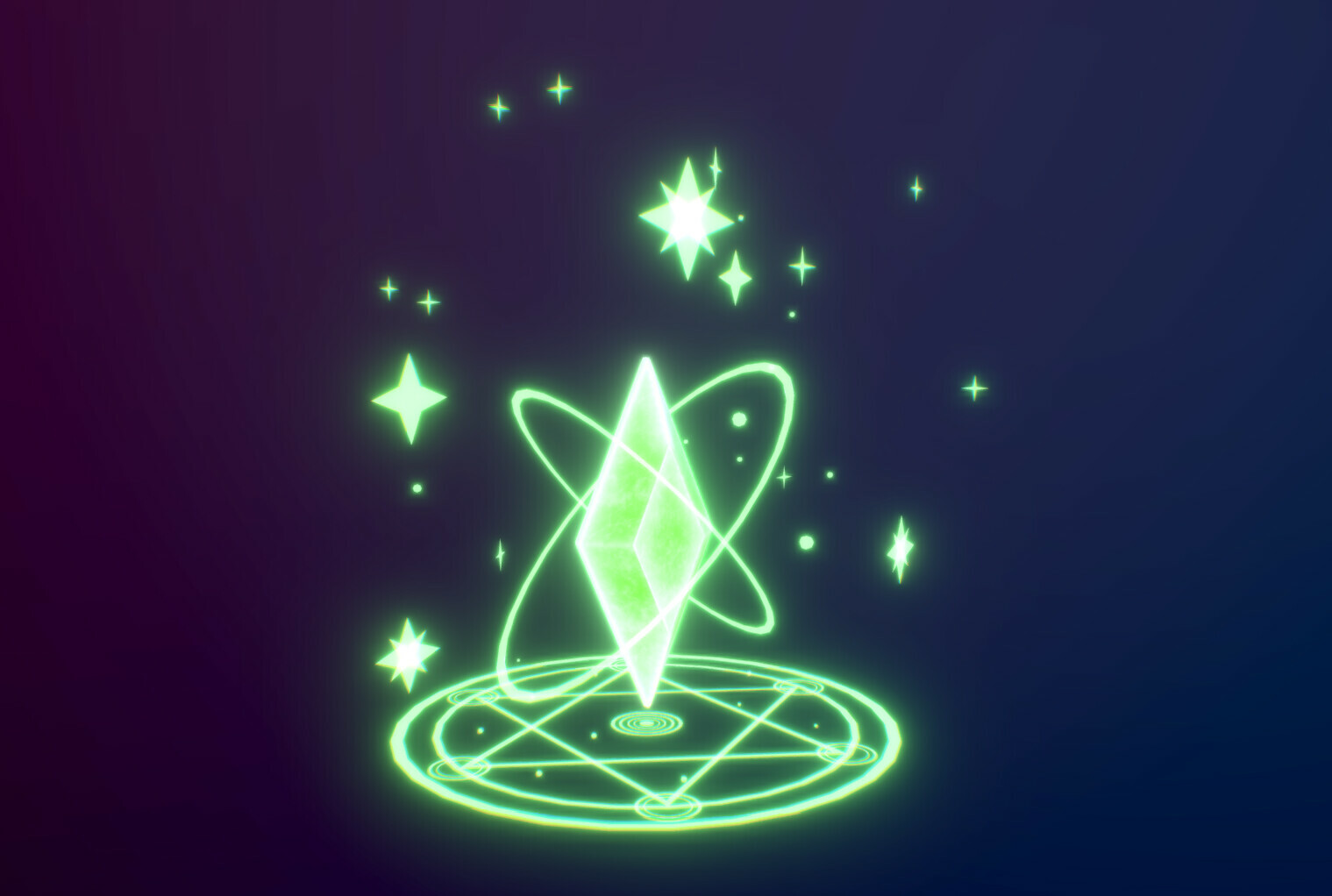 ArtStation - Magic Crystal Animated | Game Assets