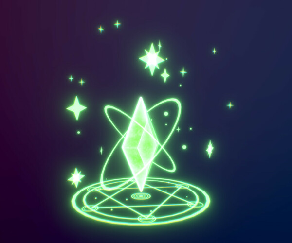 ArtStation - Magic Crystal Animated | Game Assets