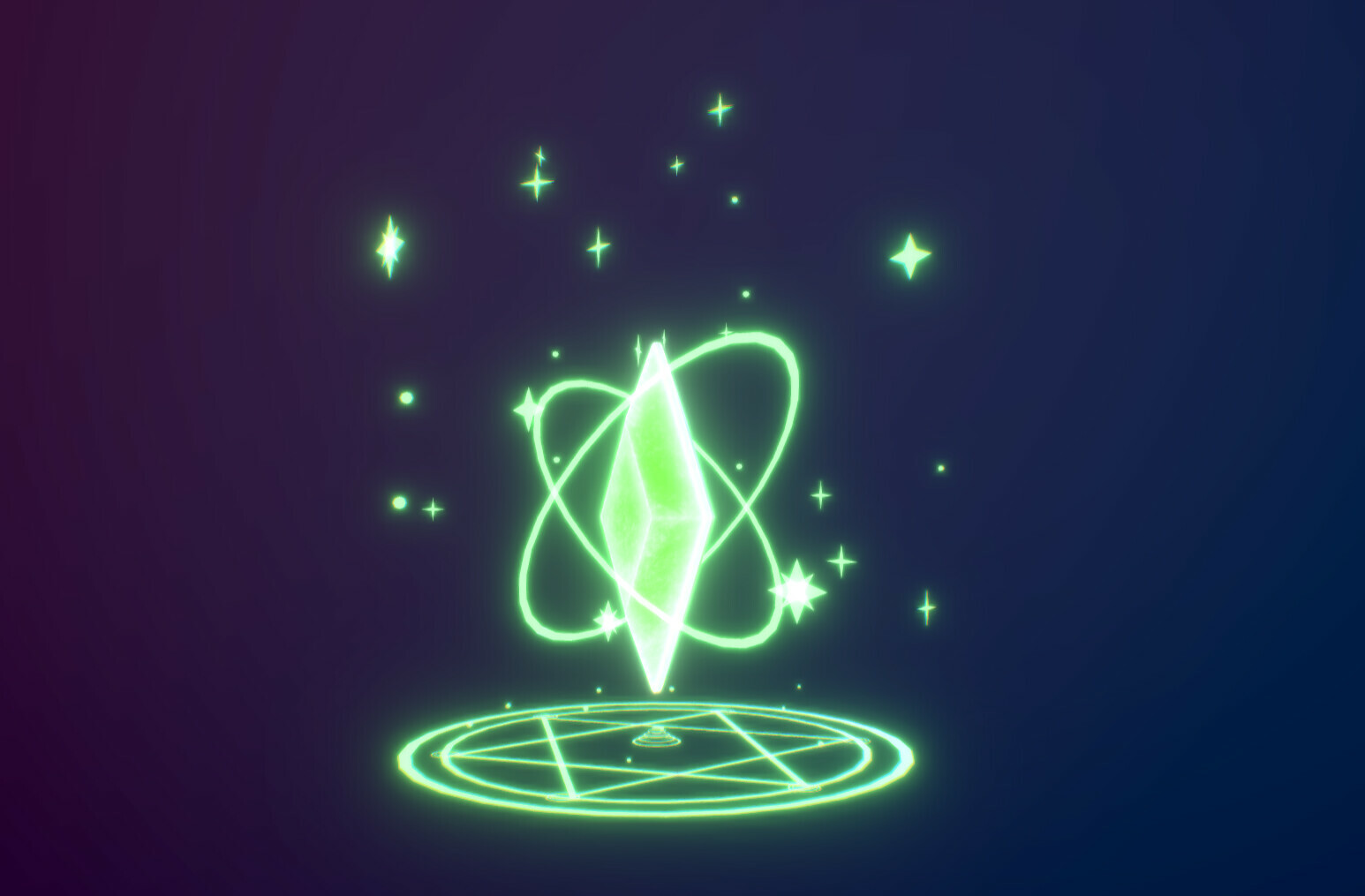 ArtStation - Magic Crystal Animated | Game Assets