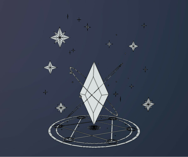 ArtStation - Magic Crystal Animated | Game Assets