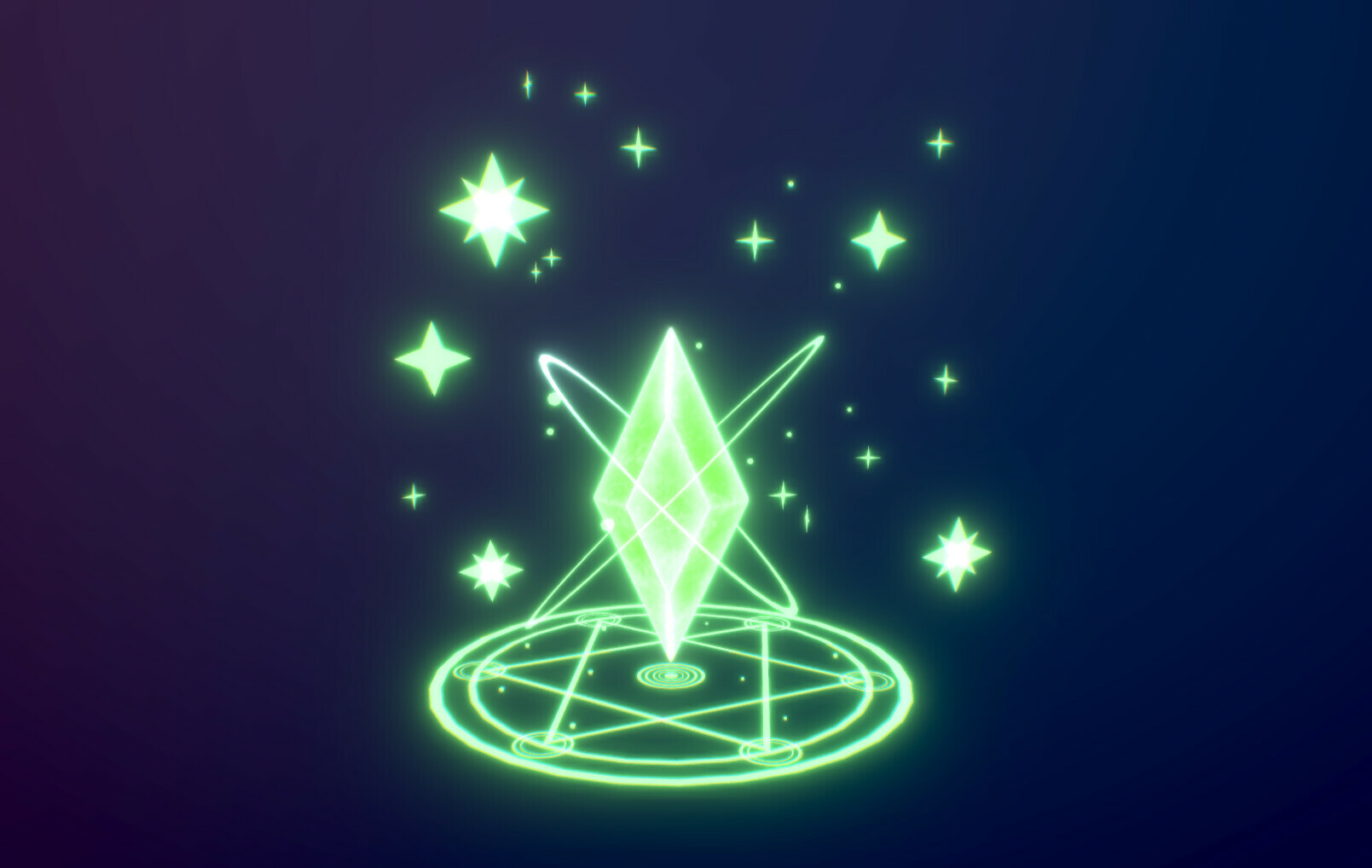 ArtStation - Magic Crystal Animated | Game Assets