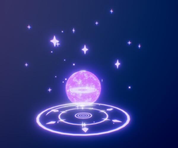 ArtStation - Magic Crystal Animated | Game Assets