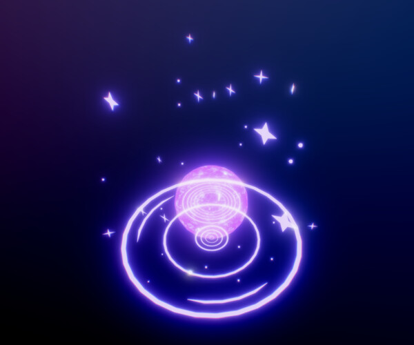 ArtStation - Magic Crystal Animated | Game Assets