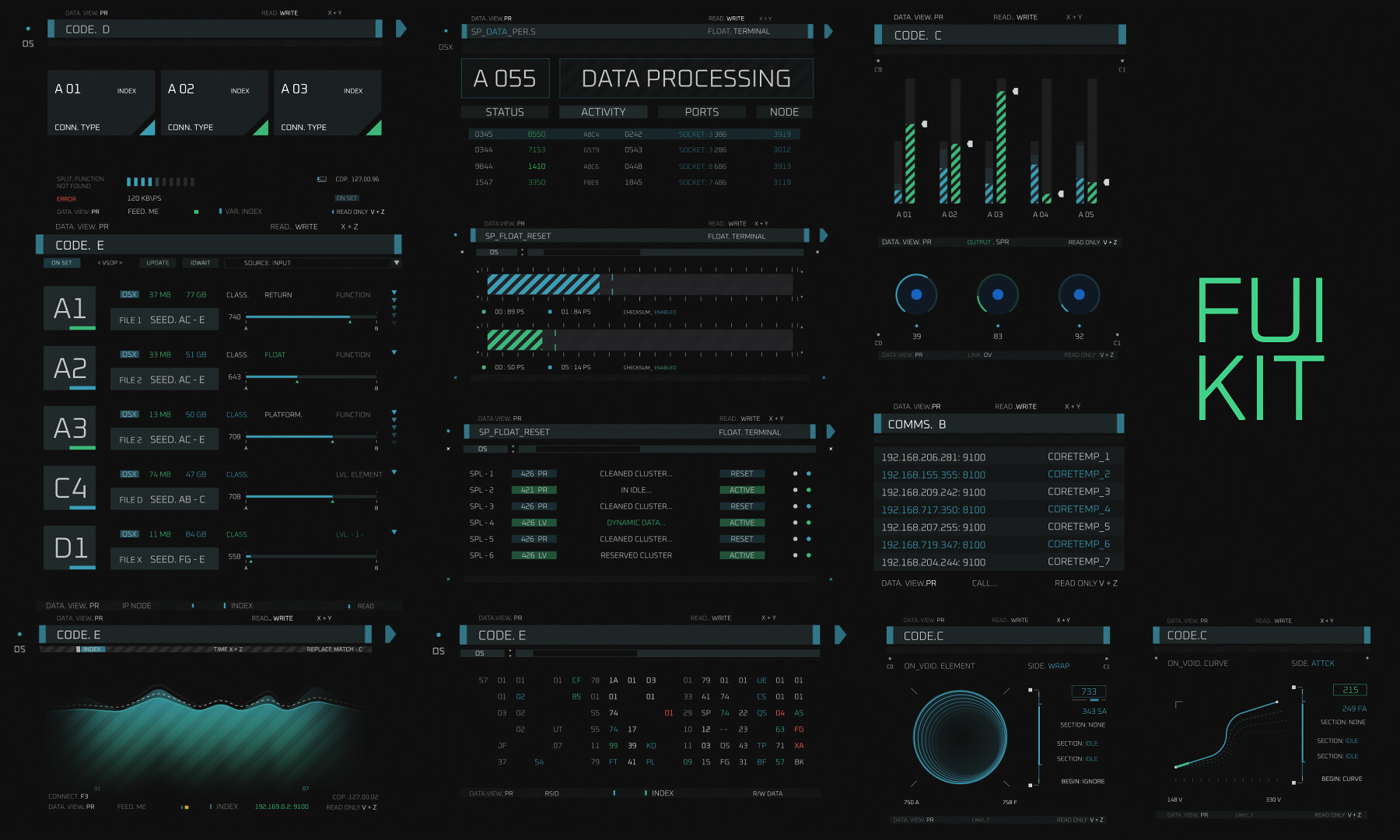 ArtStation - FUI KIT | Game Assets