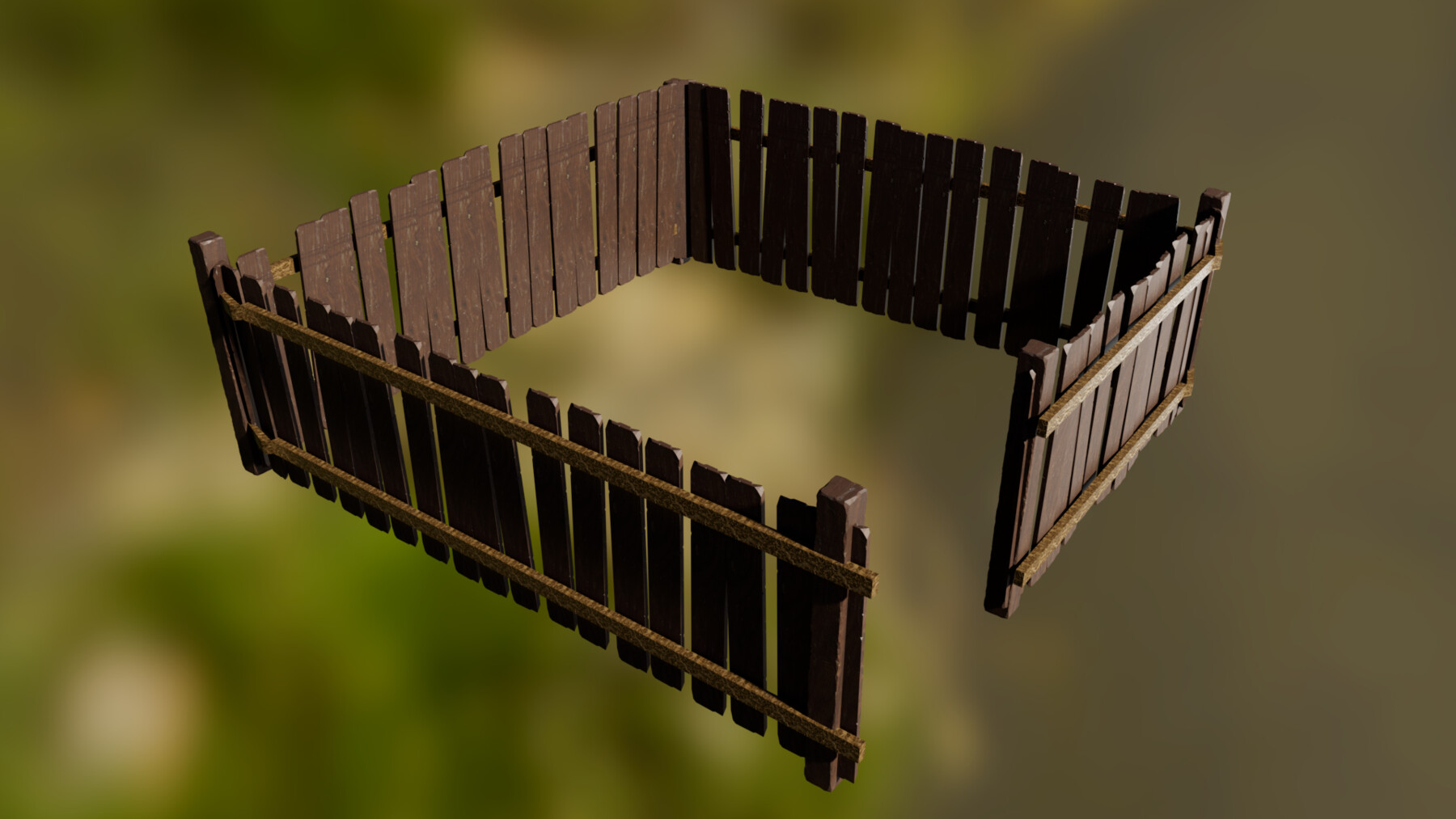 ArtStation - Procedural Fence | Game Assets