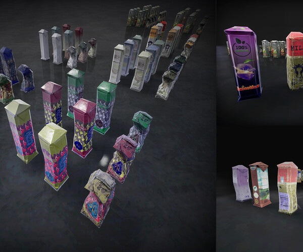 ArtStation - JuiceBox 01 PACK | Game Assets