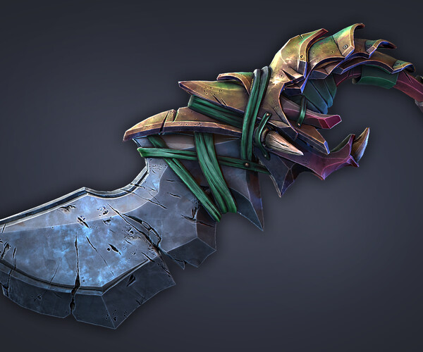ArtStation - Fantasy Stylized Assassin Blade | Game Assets