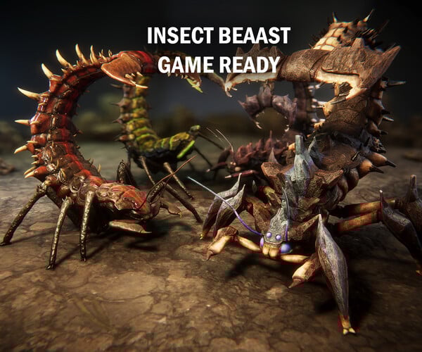ArtStation - Insect beasts 2 | Game Assets